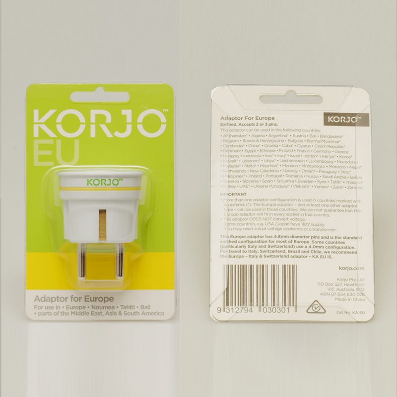Korjo Adaptor Europe – Burhani Suppliers
